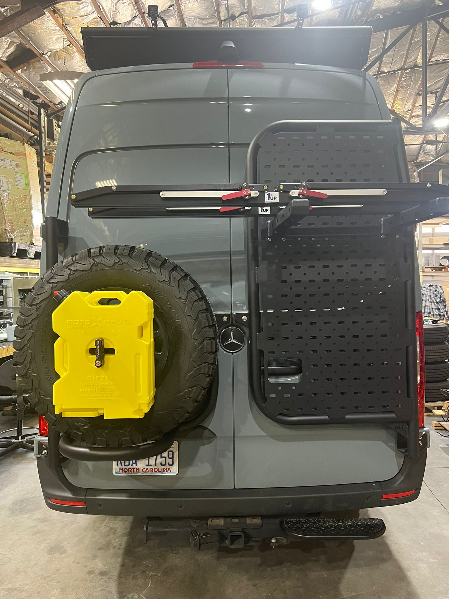 2019+ Sprinter Van Rear Tire Carrier – OffGridFabrications